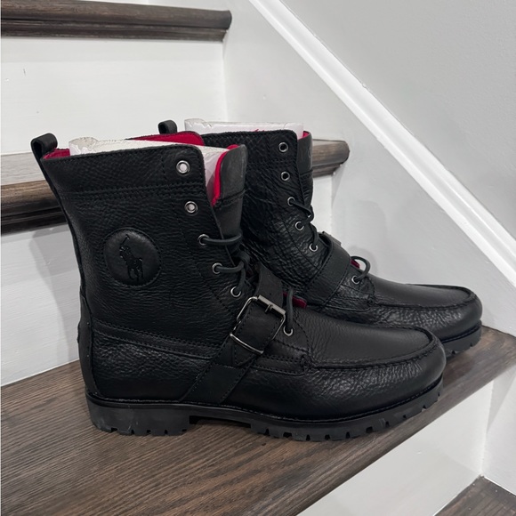 Polo Ralph Lauren | Shoes | Ralph Lauren Black Ranger Boots | Poshmark